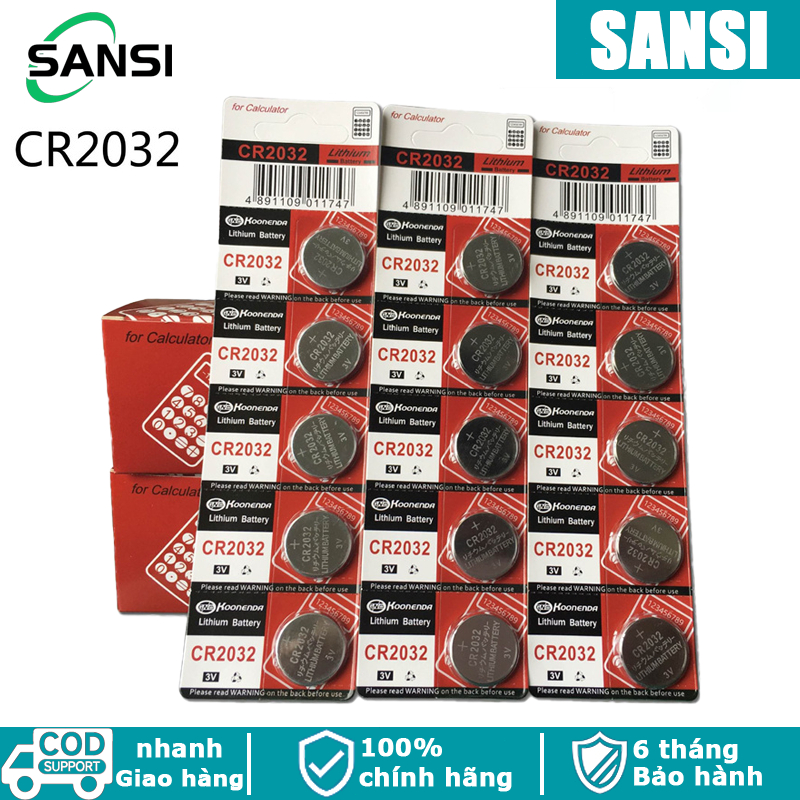 Pin CR2032 Lithium Battery 3V dùng nhiều thiết bị điện tử - Pin remote ...