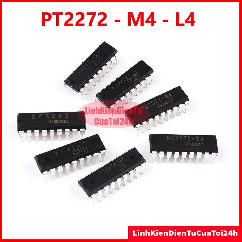 IC PT2272-M4 Dip 18 thu giải mã thu tín hiệu RF không dây - Không chốt tín hiệu | Shopee Việt Nam