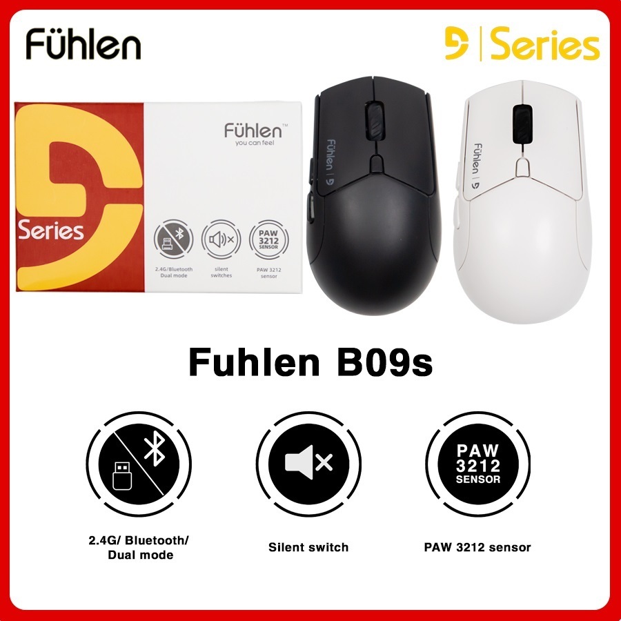 Chuột Gaming Bluetooth Silent Fuhlen B09s Dual-mode Bluetooth và ...
