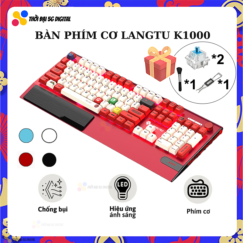 [Các trục DIY] Bàn phím cơ gaming có dây, Thiết bị máy tính LANGTU ...