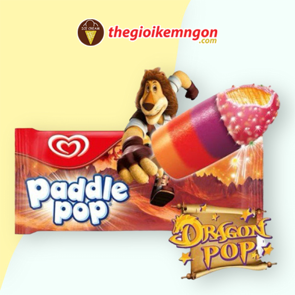 Kem kẹo nổ trái cây Wall's Paddle Pop Dragon Pop (50g) | Shopee Việt Nam