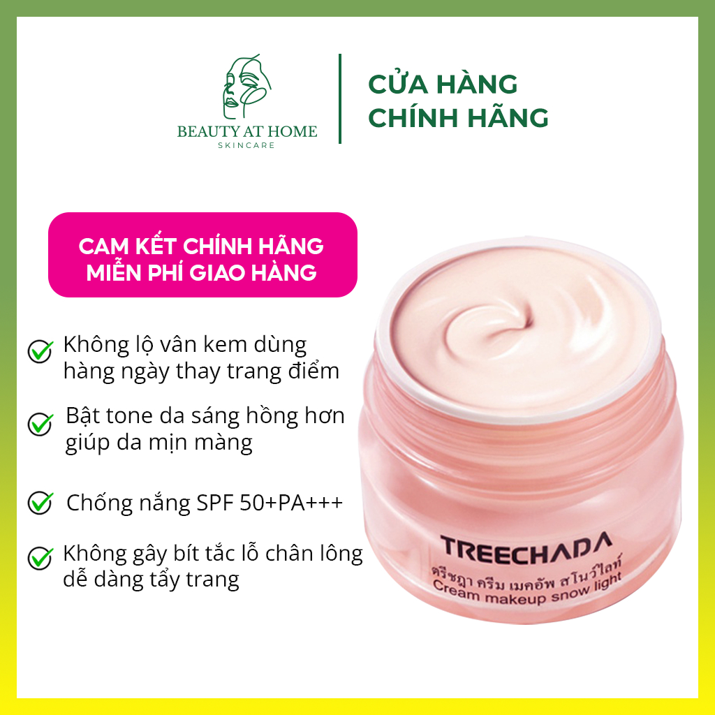 Kem makeup treechada thái lan vừa dưỡng ẩm dưỡng trắng cùng SPF 50 ...