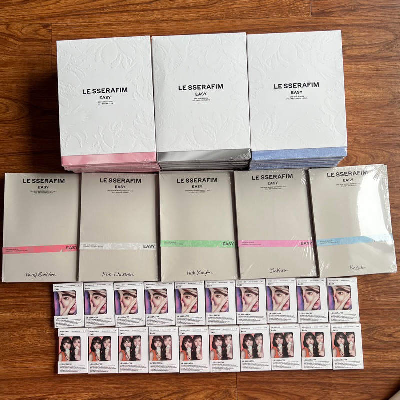 Album Le Sserafim EASY Official - Album ảnh chính hãng Le Sserafim EASY ...