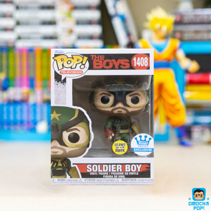 Mô Hình Chính Hãng Funko Pop TV: The Boys - Soldier Boy #1408 GITD tem ...