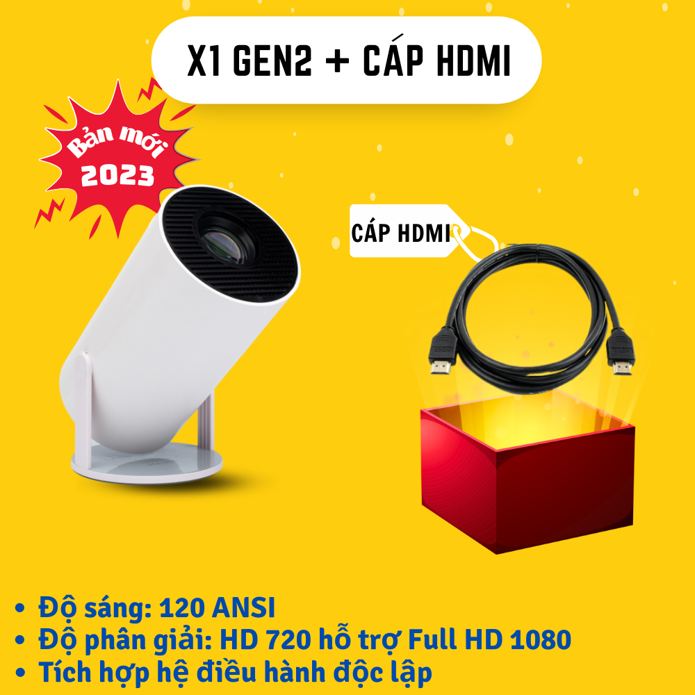 Máy chiếu mini BeeCube X1 Gen 2 Độc Quyền Chính Hãng | Shopee Việt Nam