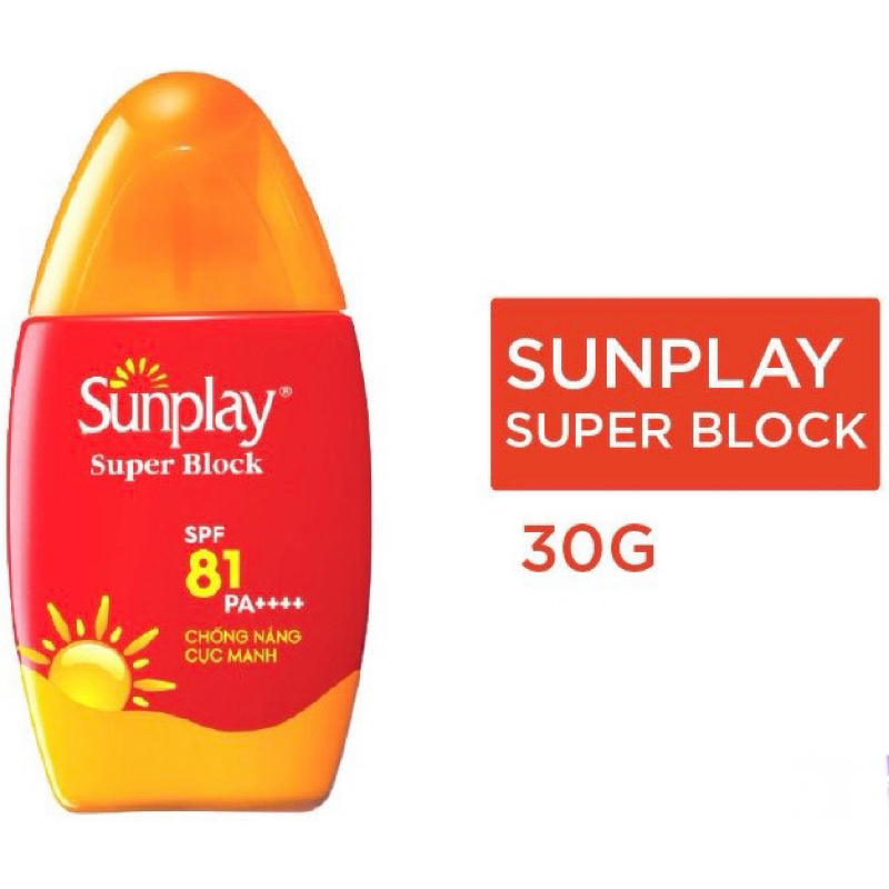 Kem Chống Nắng Sunplay Đỏ, Dưỡng Ẩm Trắng Da Trẻ Em - KCN Sunplay Kem ...