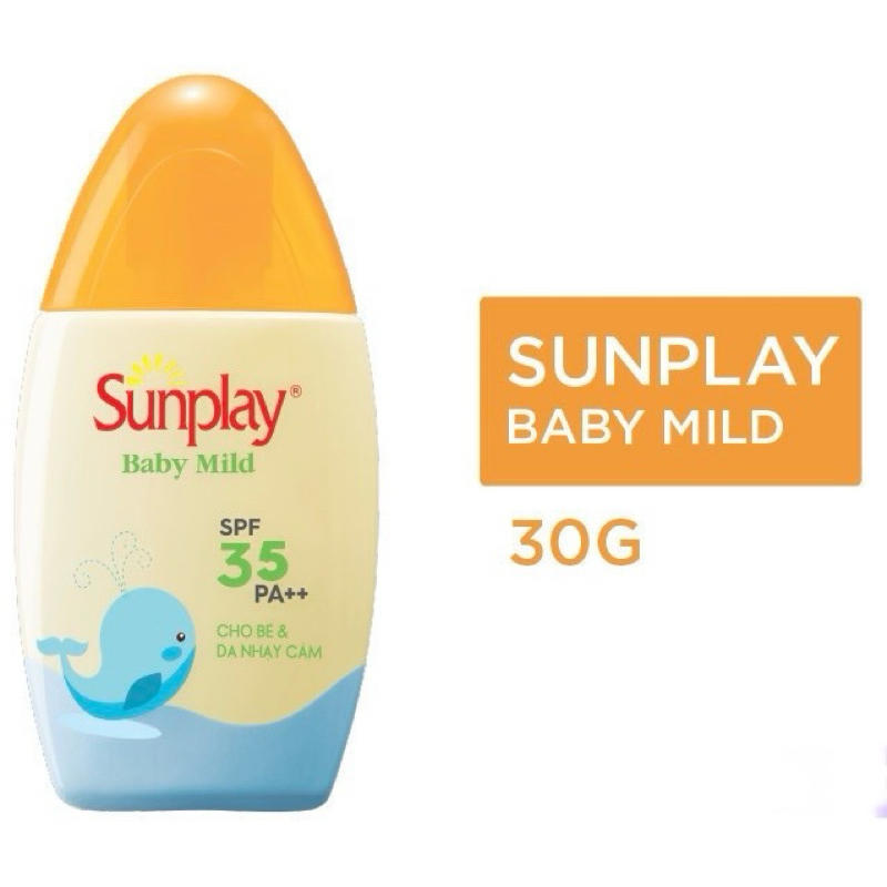 Kem Chống Nắng Sunplay Đỏ, Dưỡng Ẩm Trắng Da Trẻ Em - KCN Sunplay Kem ...