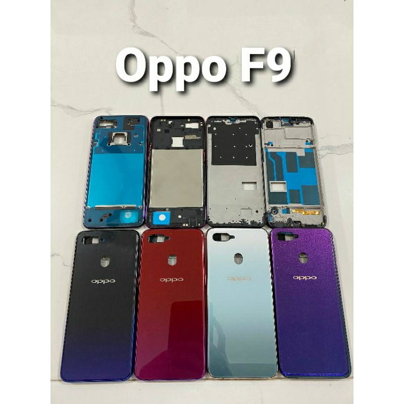 Vỏ Bộ Oppo F9 Zin New | đầy đủ khung sườn, phím bấm, kính camera, khay ...