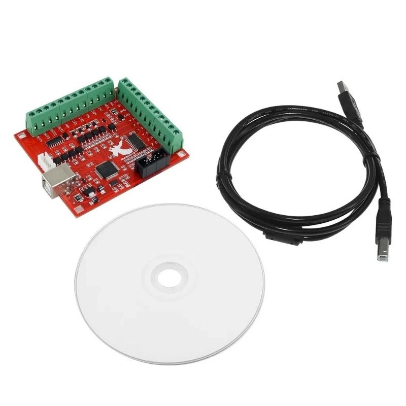 USB MACH3 CNC màu đỏ bob.mạch điều khiển động cơ bước mach3 usb ...