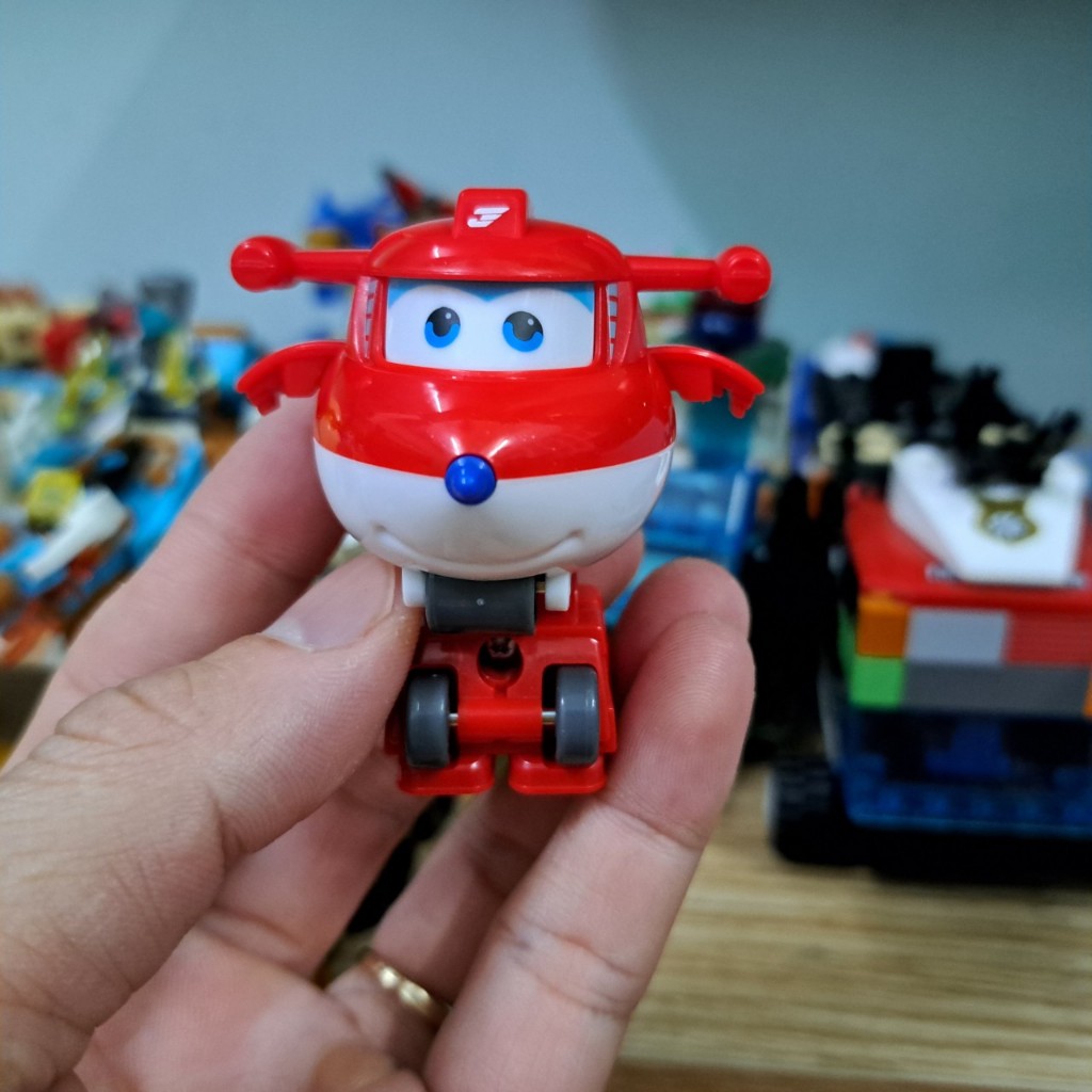 Mô hình đội bay siêu đẳng super wing mini: jet, paul, albert, donnie ...