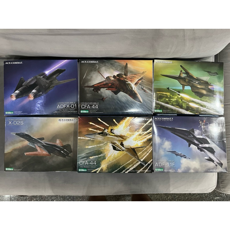 Kotobukiya Ace Combat Model Kit 1/144 X-02S CFA-44 ADF-11F ADFX-01 ADF ...