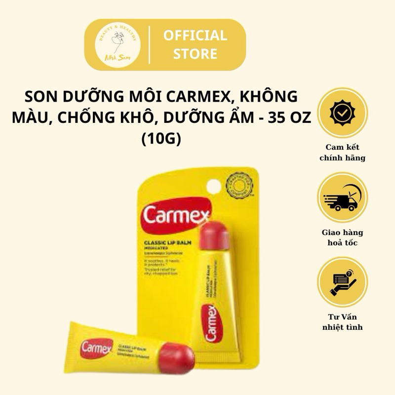 Son Dưỡng Môi Carmex,Hàng Mỹ, Son Dưỡng Camex Không Màu, Chính Hãng Mỹ, Có Loại SPF15, Dưỡng Ẩm ...
