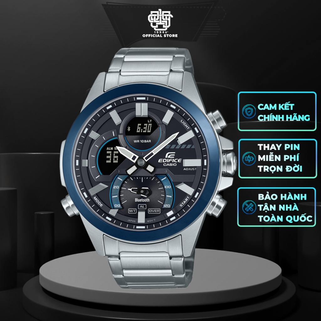 Đồng Hồ Nam Casio Edifice ECB-30DB-1A Hàng Chính Hãng | Shopee Việt Nam