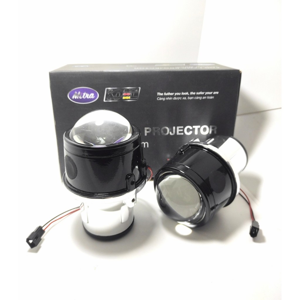 Bi gầm Xenon 3 inch và 2.5 inch Mitra lens xanh - Giá sốc | Shopee Việt Nam