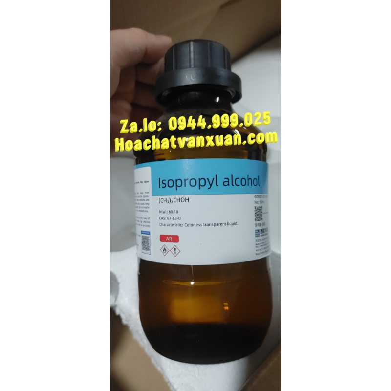Chất Isopropyl alcohol IPA 2-propanol 99.7% C3H8O chai 500ml Xilong CAS ...