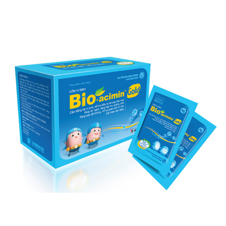 Cốm vi sinh Bioacimin Gold QD-Meliphar cân bằng hệ vi sinh đường ruột ...