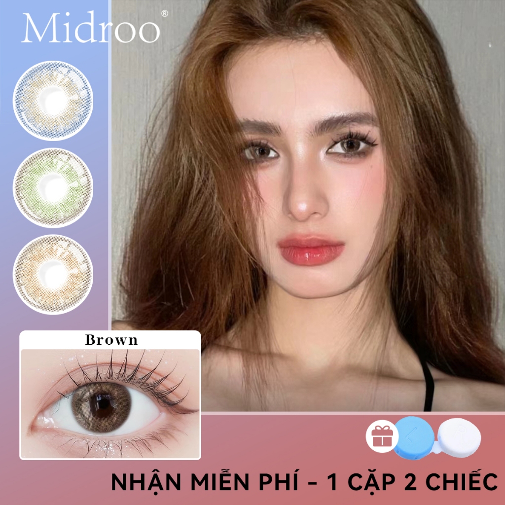 1 Cặp Kính áp tròng Midroo Lens Wildcat 1 Năm 1~8 Độ 14,0mm Kính áp ...