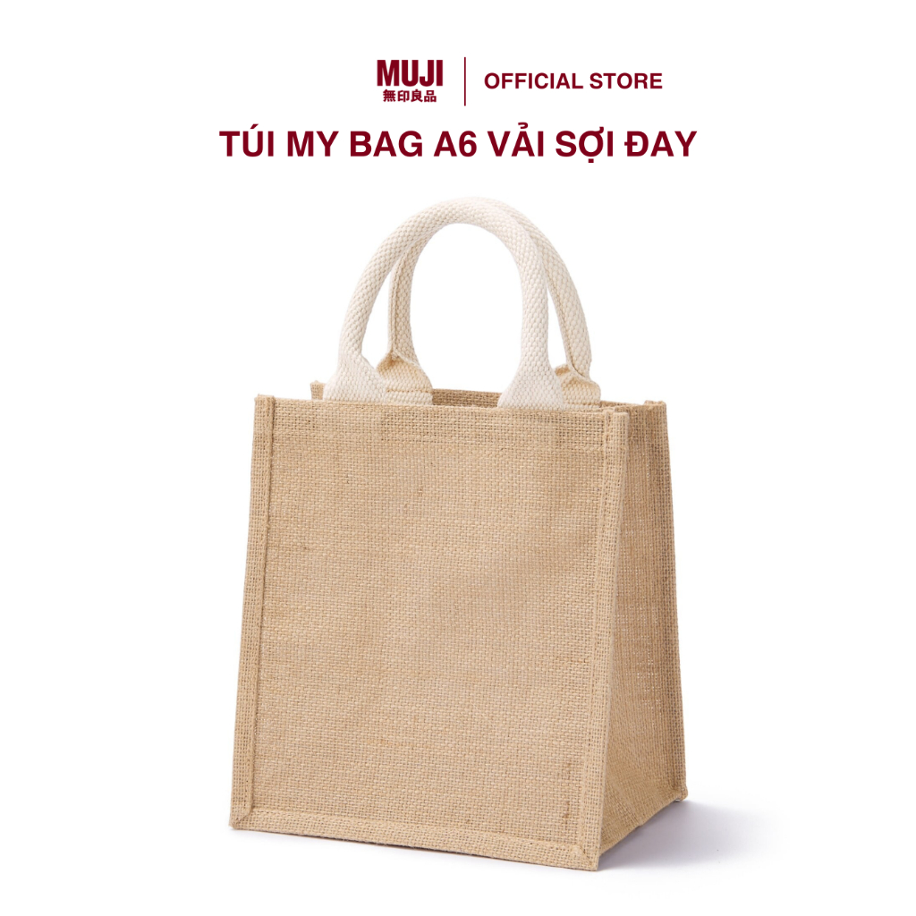 Túi My Bag A6 Vải Sợi Đay MUJI | Shopee Việt Nam