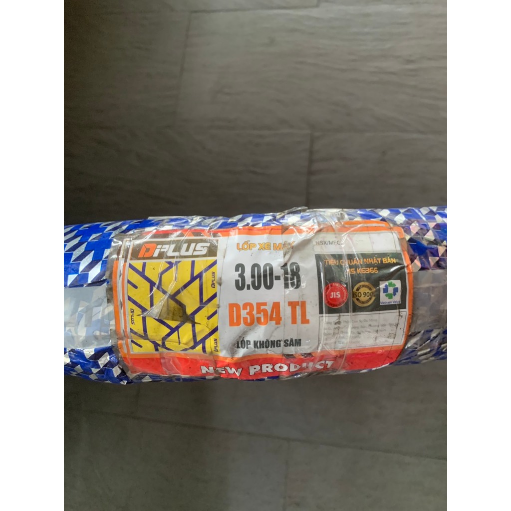 Lốp xe máy DPLUS 3.00-18 gai D354 vỏ trước GZ 150 suzaki không ruột (săm) | Shopee Việt Nam