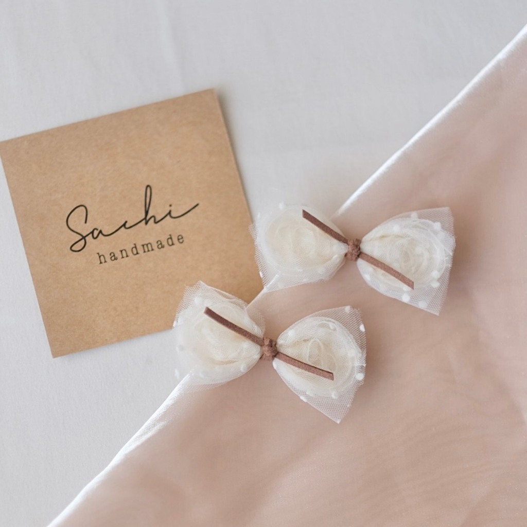 Set kẹp mái hoa nổi thắt nhuỵ Handmade by Sachi | Shopee Việt Nam