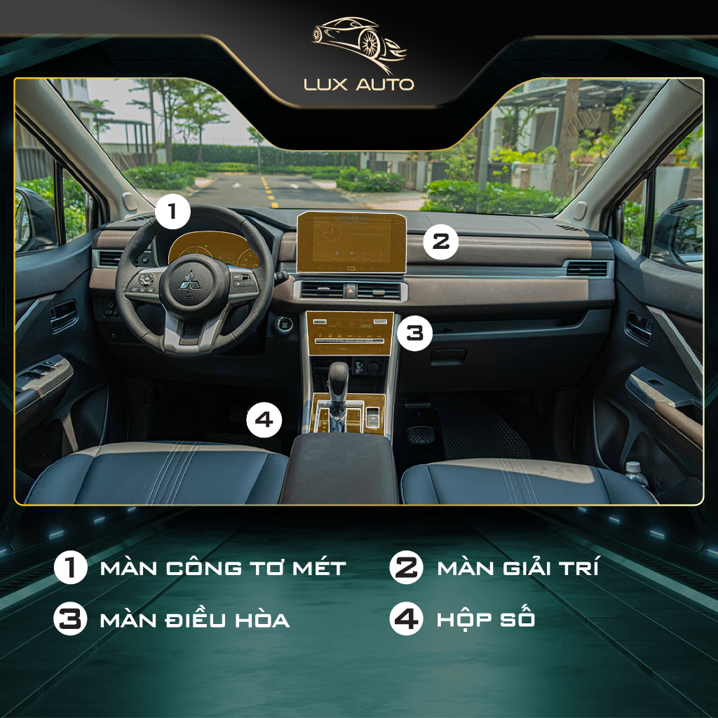 Dán PPF MITSUBISHI XPANDER 2022 - 2024 Full Nội Thất Trong Suốt Chống ...