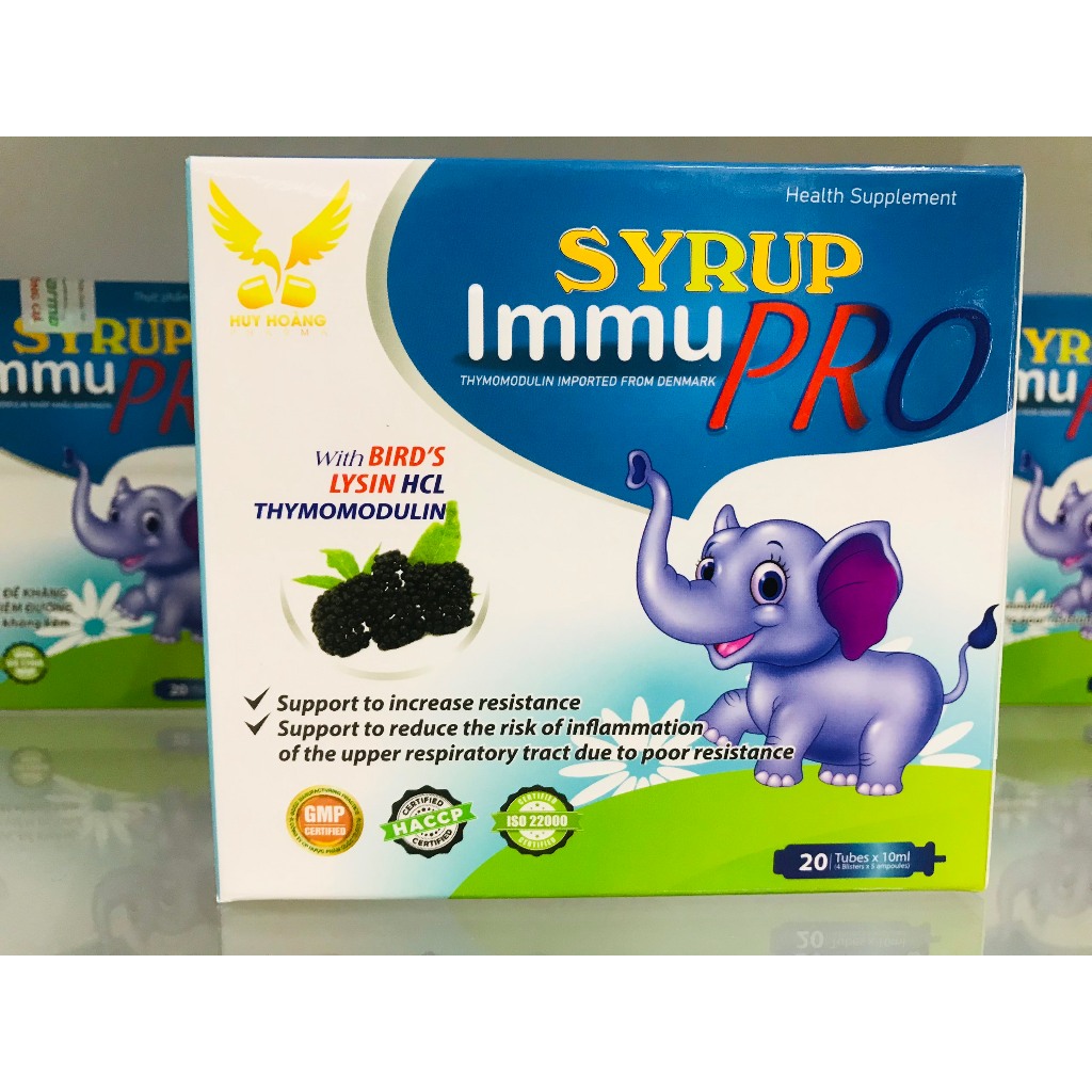 [Chính Hãng] Syrup IMMU PRO - Siro ăn ngon, tiêu hoá tốt, tăng đề kháng ...