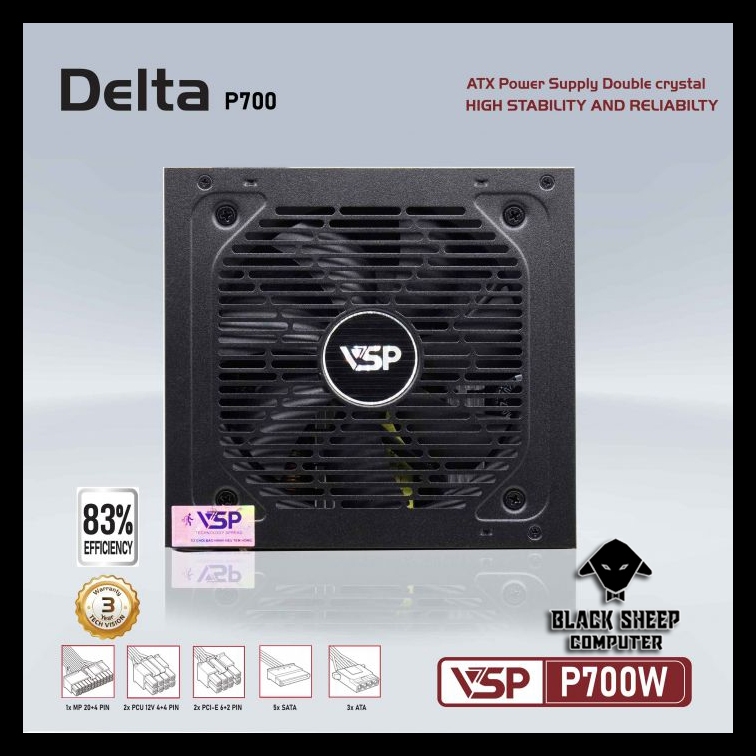 Nguồn PSU VSP DELTA P700W | Shopee Việt Nam