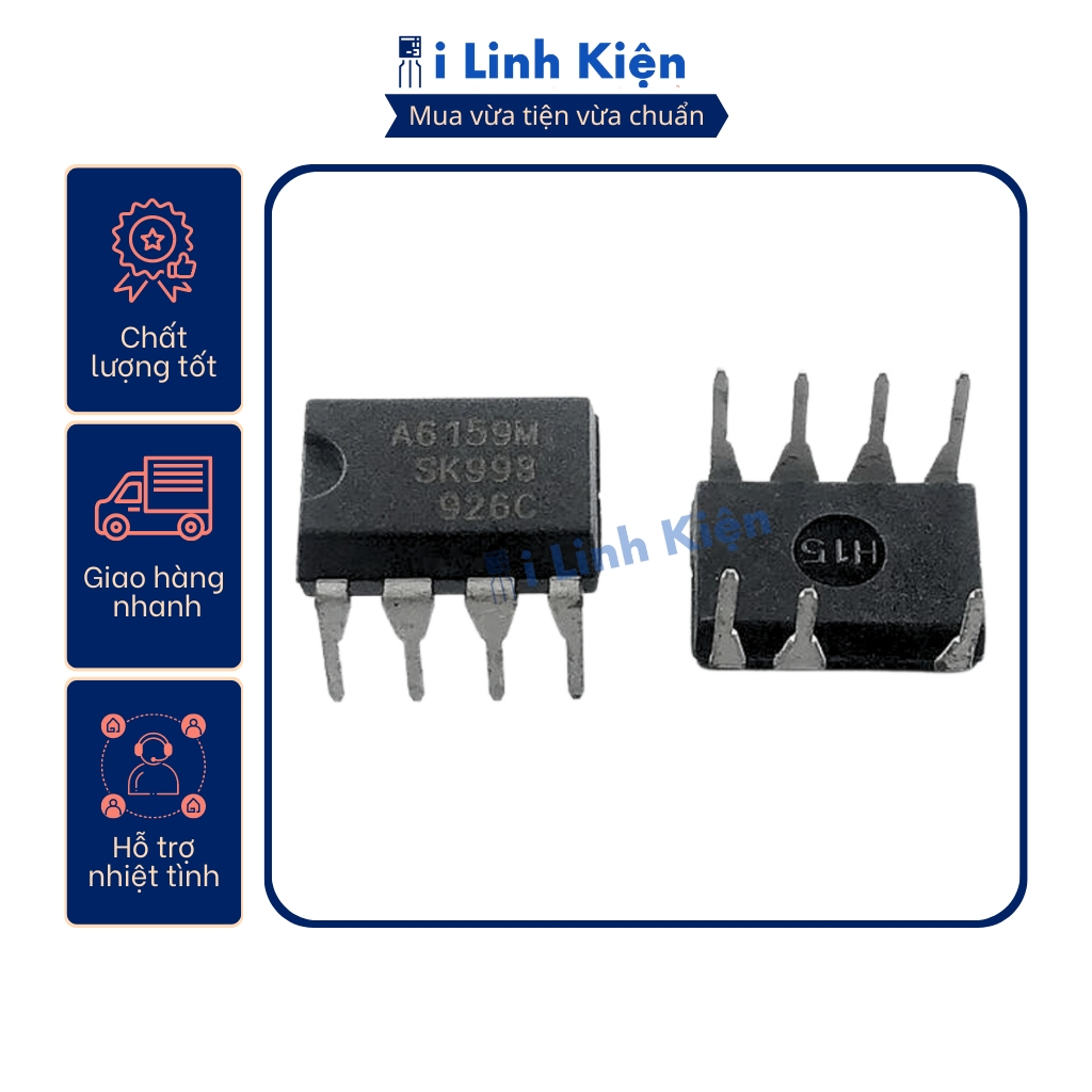 A6159M A6159 DIP-7 IC nguồn chính hãng chất lượng tốt | Shopee Việt Nam