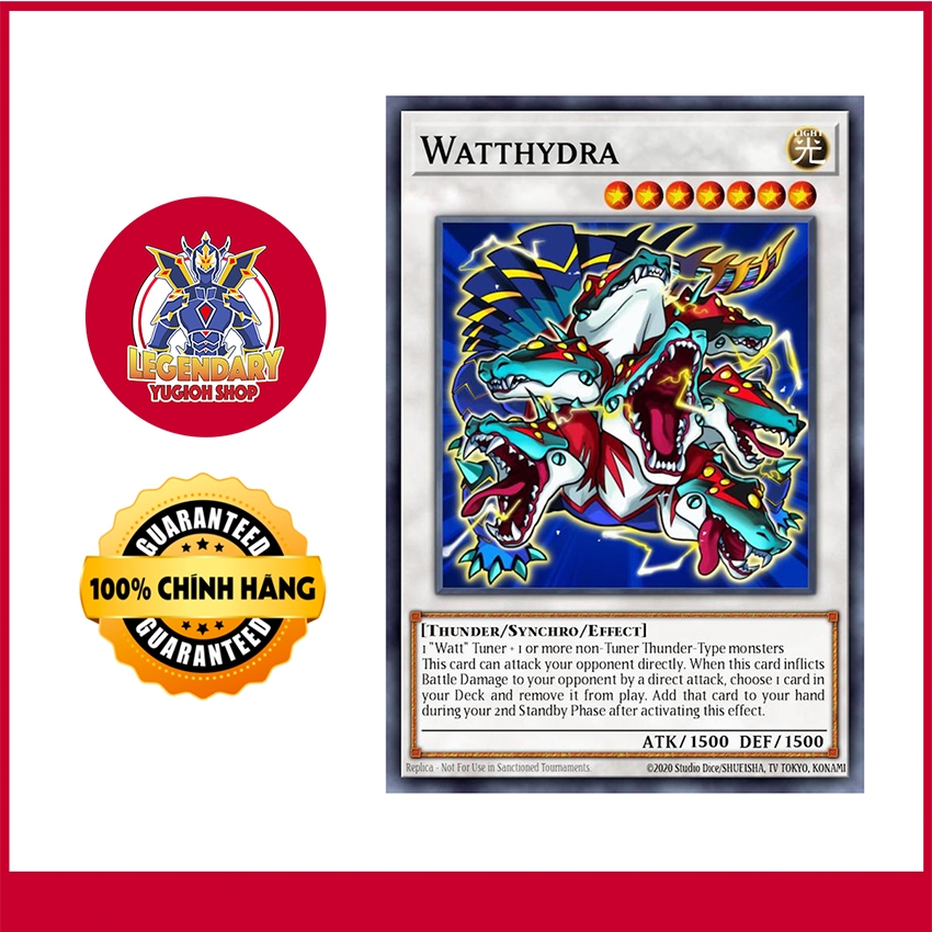 [Thẻ Bài Yugioh Chính Hãng] Watthydra | Shopee Việt Nam
