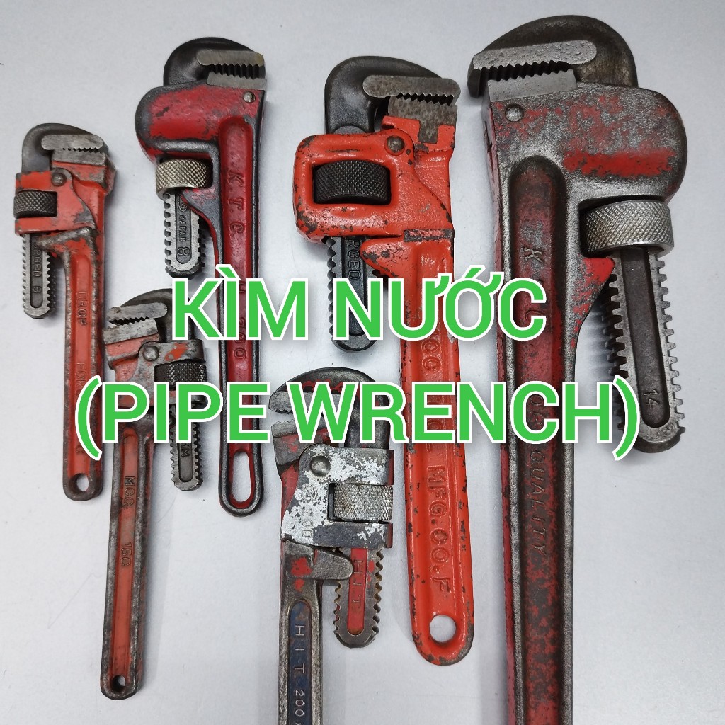 Kìm nước (mỏ lết răng, kìm cá sấu) KTC MCC LOBSTER KURACHI150 200 250 300 350 450 mm hàng bãi ...