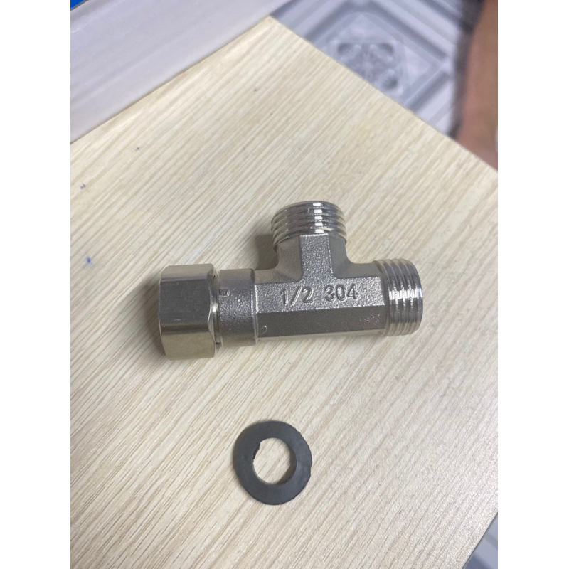 Tê inox 21, 2 đầu ren ngoài, 1 đầu ren trong | Shopee Việt Nam