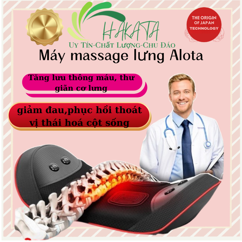 Máy massage lưng cao cấp, máy massage đĩa điệm cột sống,máy đấm lưng ...