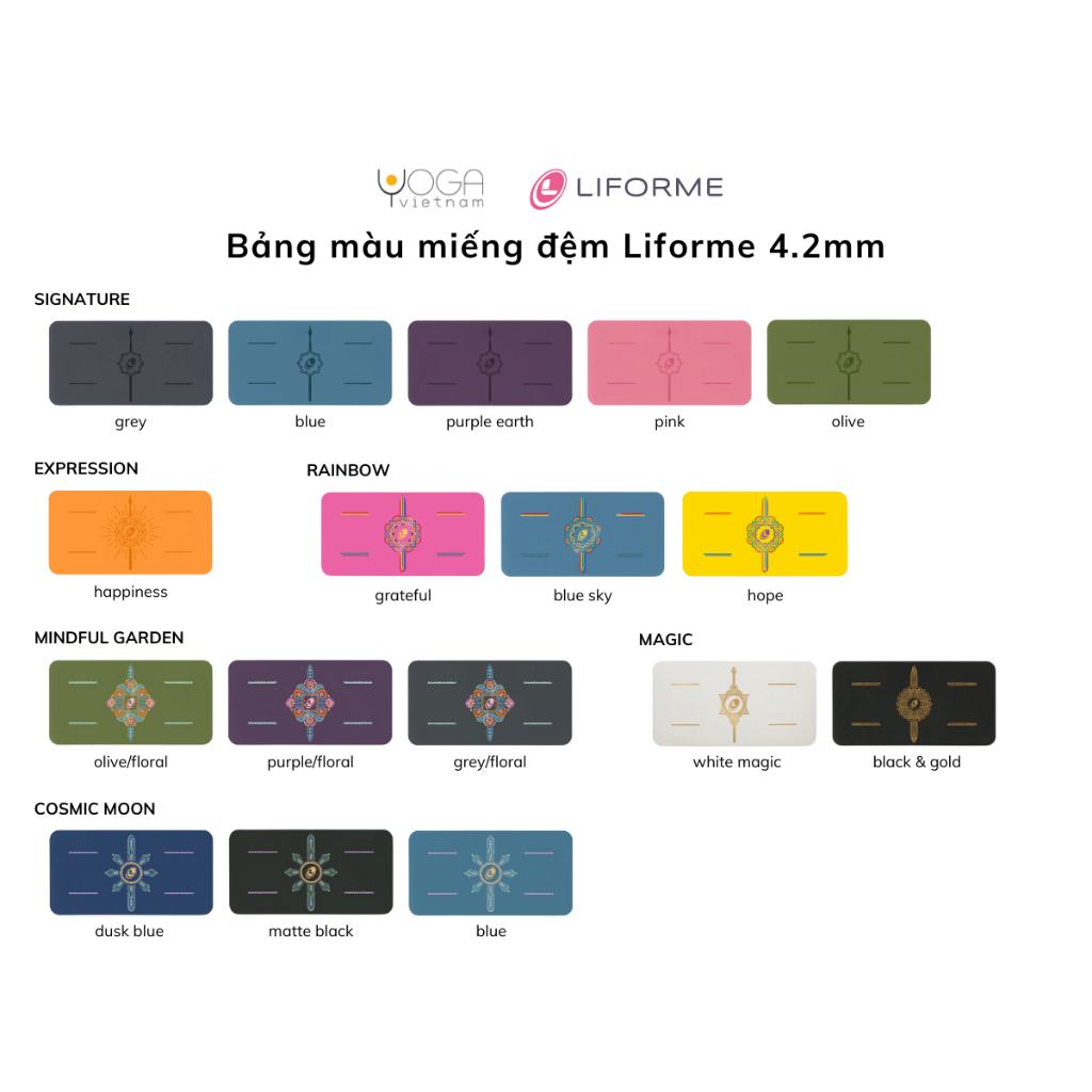 Miếng đệm đầu gối yoga Liforme 4.2mm | Shopee Việt Nam