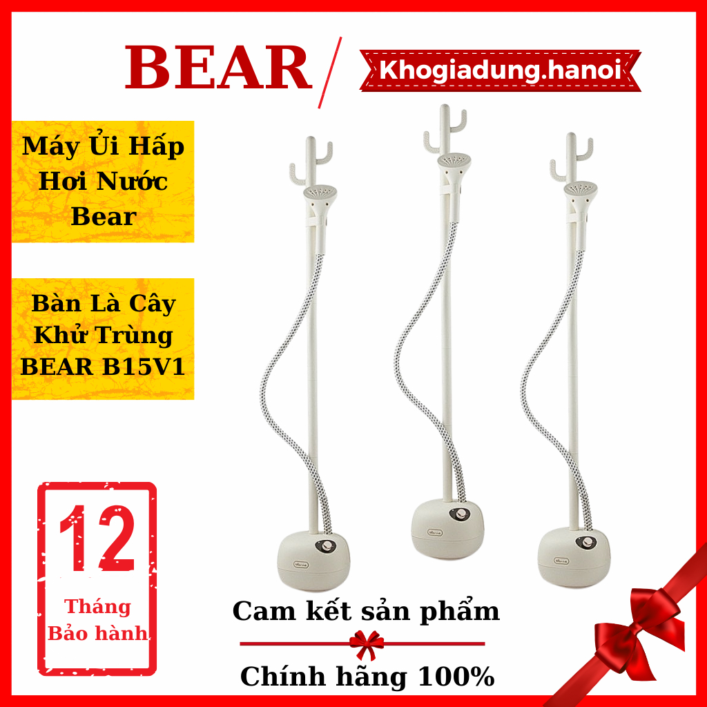 Máy Ủi Hấp Hơi Nước, Bàn Là Cây Khử Trùng BEAR GTJ-B15V1/F20P2 BH 12 ...
