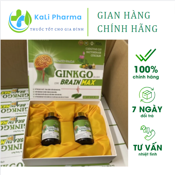 Viên bổ não thông mạch hoạt huyết, tăng cường tuần hoàn máu Ginkgo ...