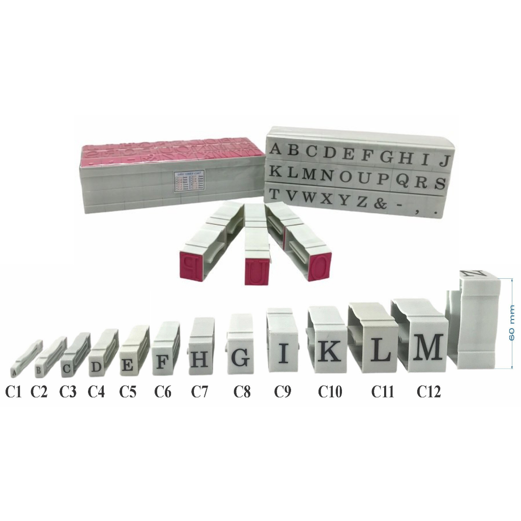 Dấu chữ ghép SM C1 / C2 / C3 / C4 / C5 / C6 / C7 / C8 / C9 / C10 / C11 ...
