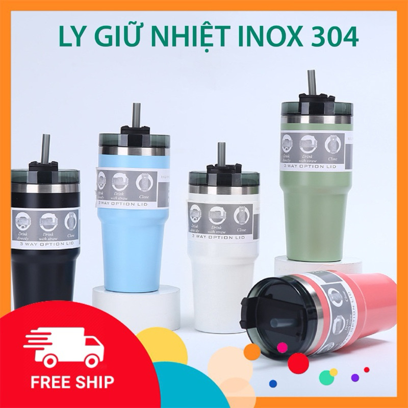 Ly giữ nhiệt inox 304 600ml | Shopee Việt Nam