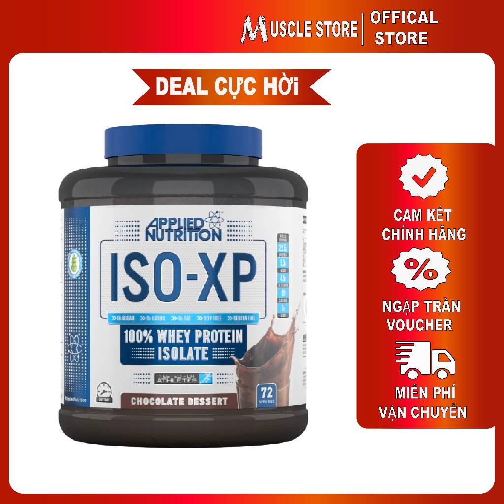 ISO XP, Whey Protein Isolate (1.8Kg/72 Lần Dùng), Sữa Hỗ Trợ Phục Hồi ...