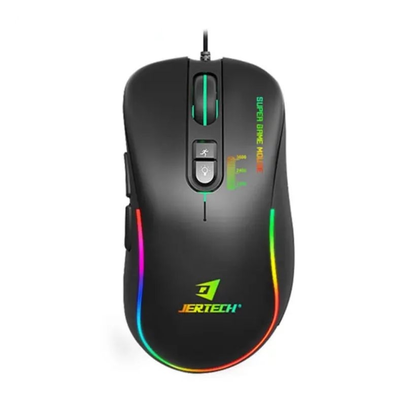 Chuột máy tính chơi game TEKKIN JERTECH XP13 bản có dây DPI 3600 thiết kế công thái học phù hợp ...