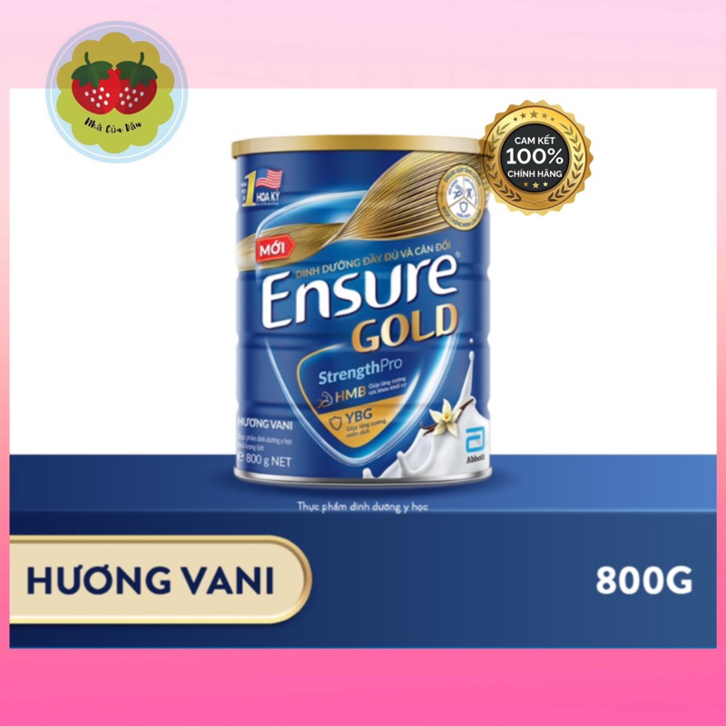 Sữa Bột Ensure Gold hương vani 800g | Shopee Việt Nam