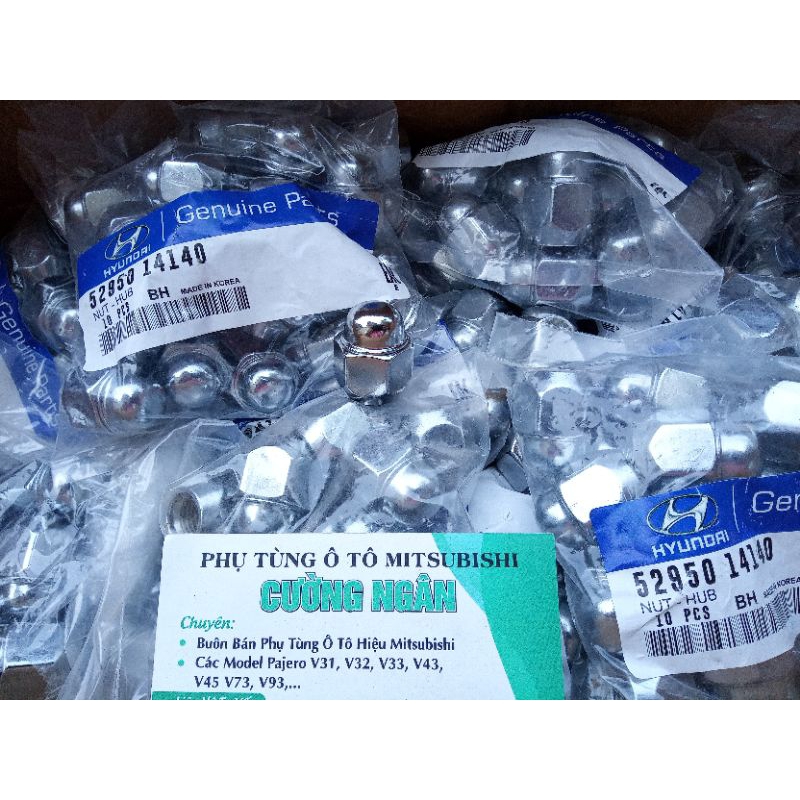 Đai ốc bánh xe (nut hub) Pajero V31 V32 V33 V73,.. MB057635 3880A009 ...