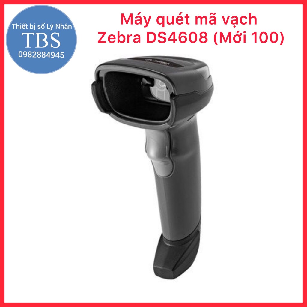 Máy quét mã vạch 1D 2D Zebra DS4608 kết nối có dây máy tính, quét các ...