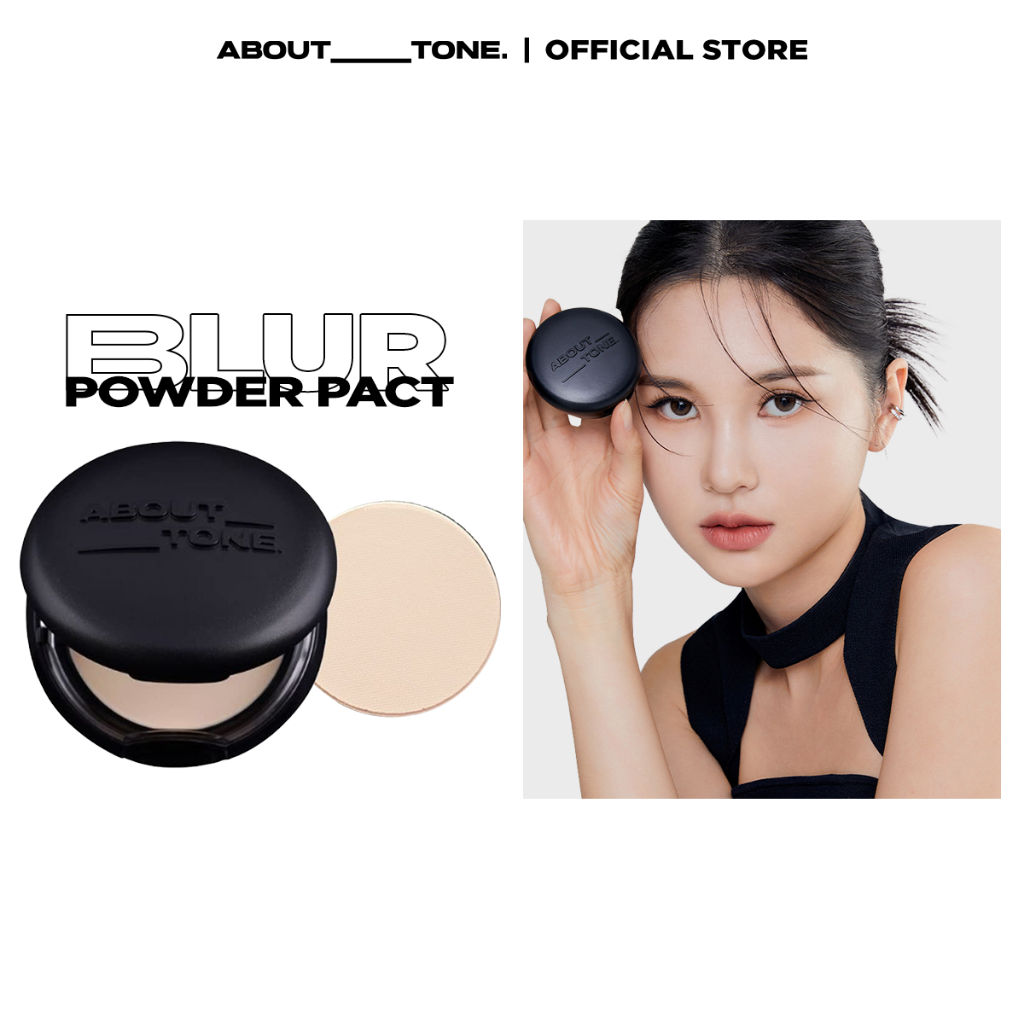 Phấn phủ dạng nén About Tone BLur Powder Pact 9g nâng tone, kiểm soát ...