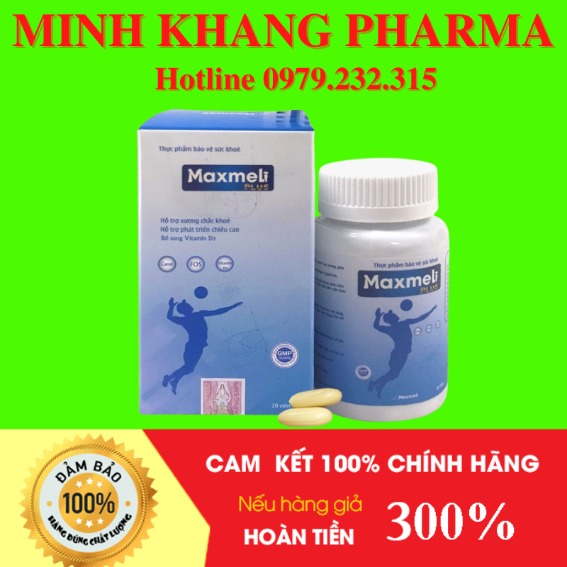 MAXMELI PLUS – Viên Uống Tăng Chiều Cao, Giúp Bổ Sung Canxi Giảm Nguy ...