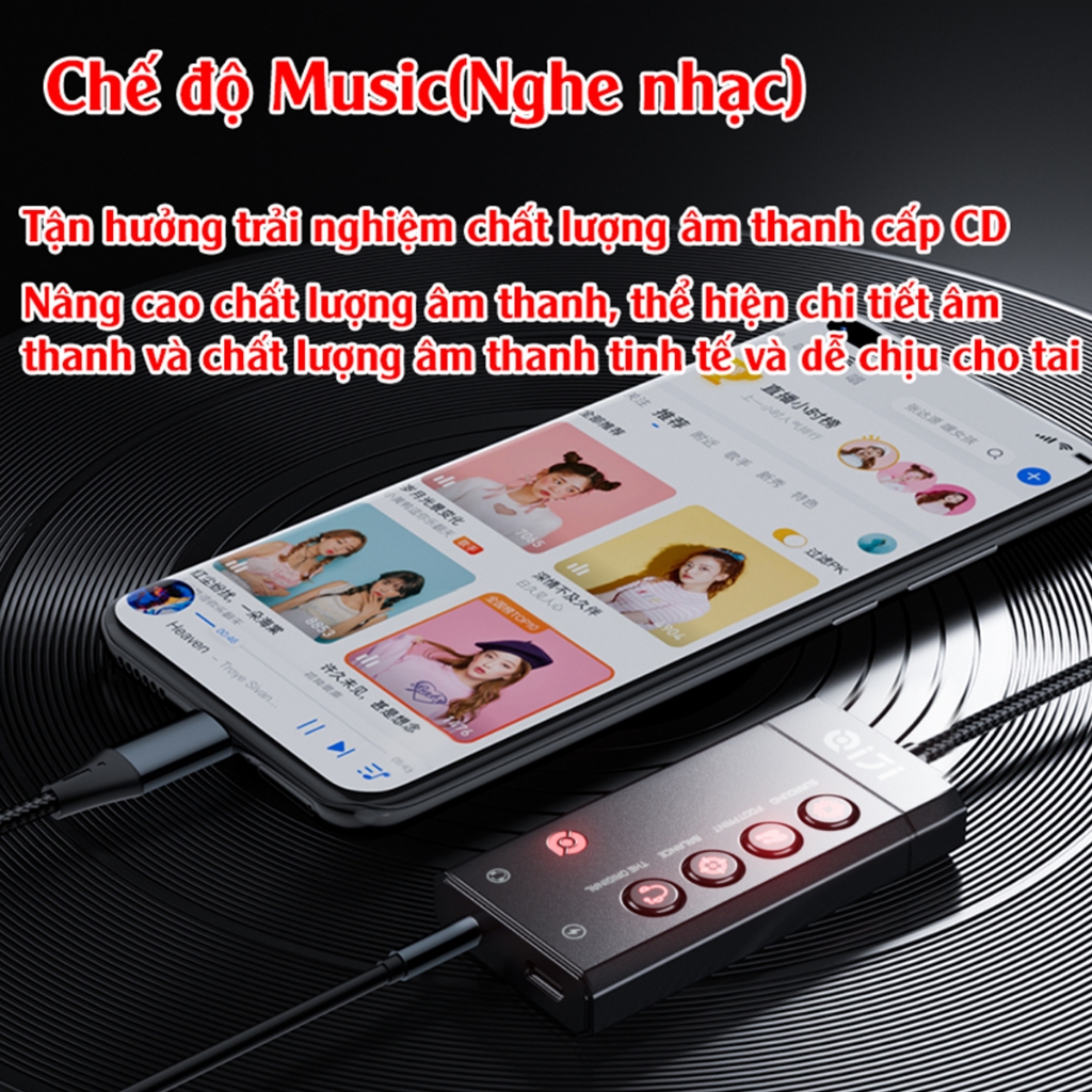 Sound card Typec Piva GS100 Piva GS200 Hack tăng tiếng chân Card âm ...