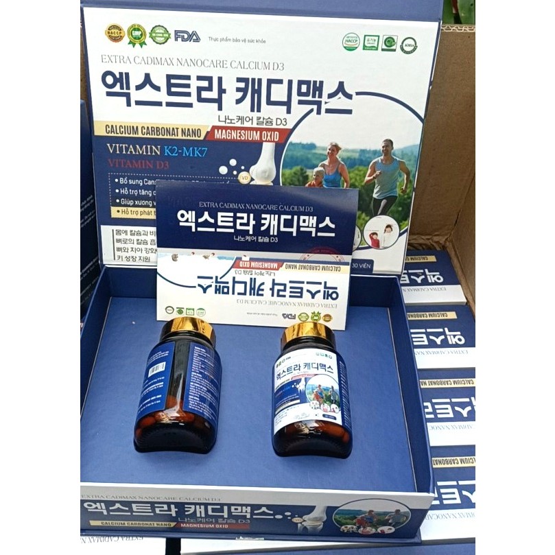 Calcium Carbonat nano Vitamin D3 K2 MK7 bổ sung canxi Chống Còi Xương ...