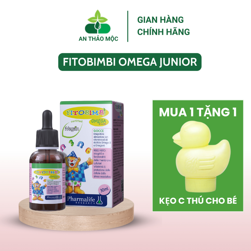 Fitobimbi Omega Junior.Bổ Sung Giúp Phát Triển Trí Não Cho Bé,Tốt Cho ...