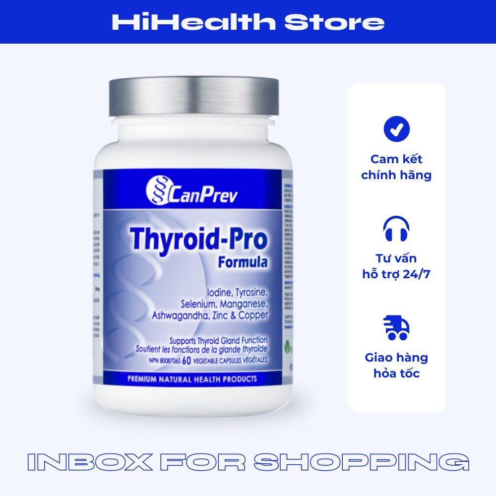 CanPrev Thyroid-Pro Formula Cải thiện sức khỏe , giảm stress hỗ trợ ...