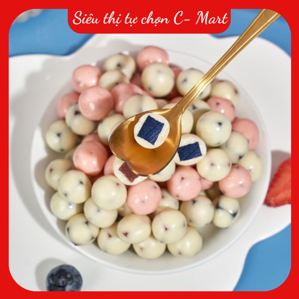 [C-MART] Viên socola sữa chua 3 vị gói 500g | Shopee Việt Nam