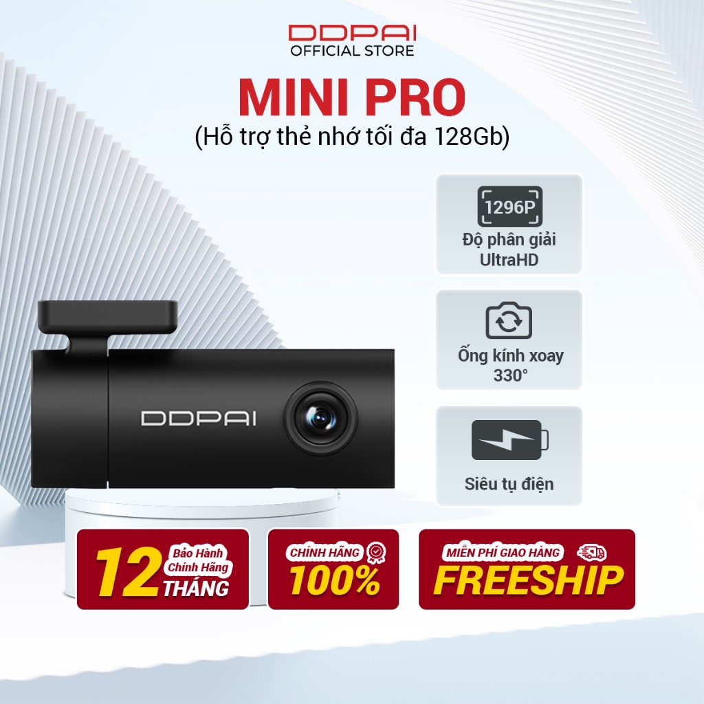 Camera Hành Trình DDPai Mini Pro Độ Phân Giải Hình Ảnh 1296P - Hàng ...